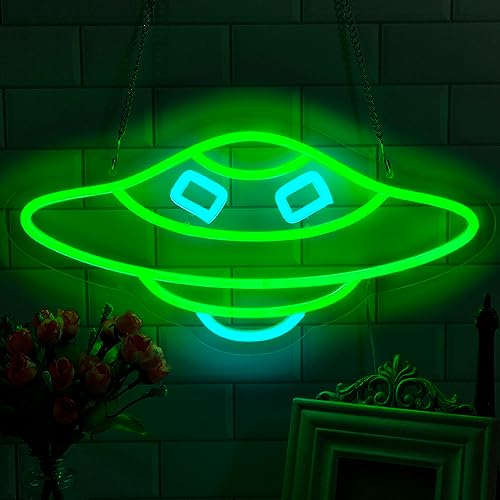 Alien Neon Sign - Futuristic Neon Light for Your Space – Vibe Neon Signs
