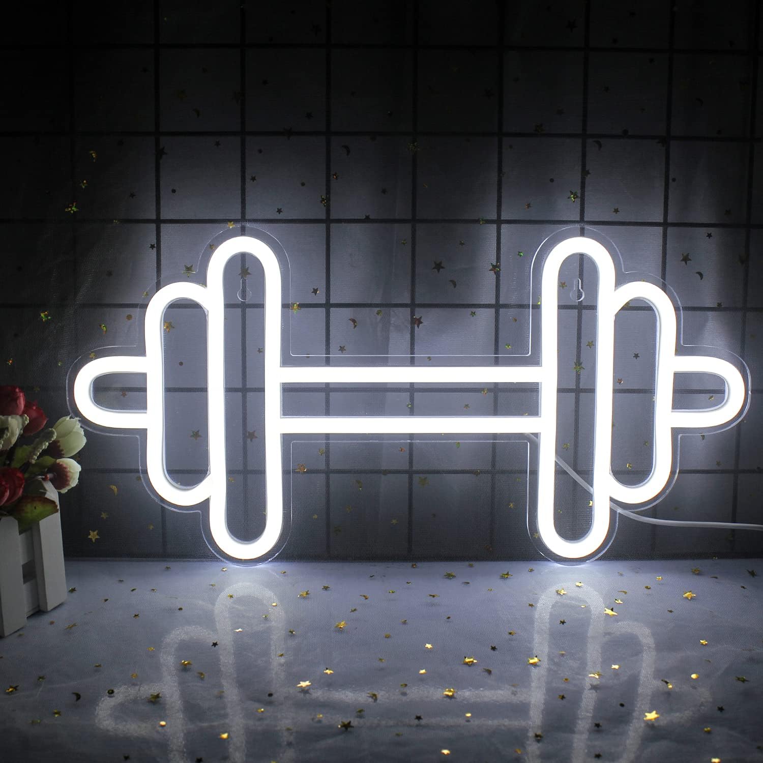 Barbell Neon Sign – Vibe Neon Signs