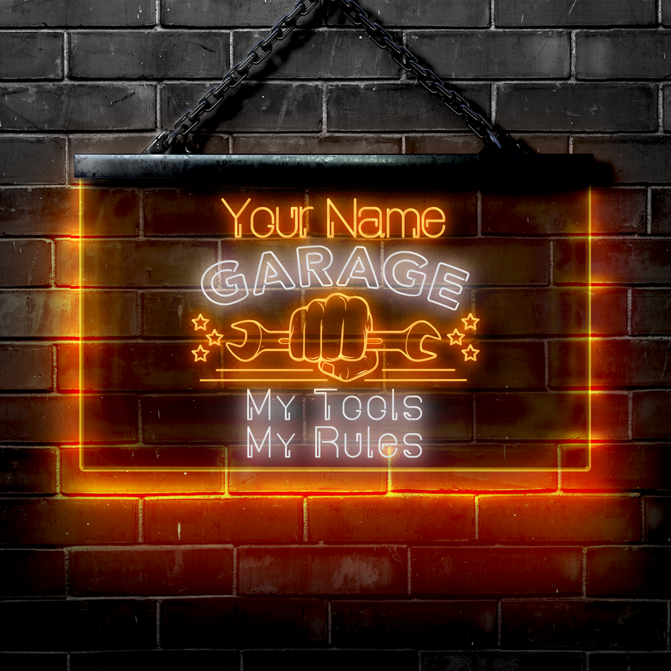 Neon LED Garage Sign - Durable LED Lights – Vibe Neon Signs