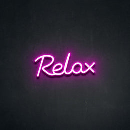 Relax Neon Sign – Vibe Neon Signs