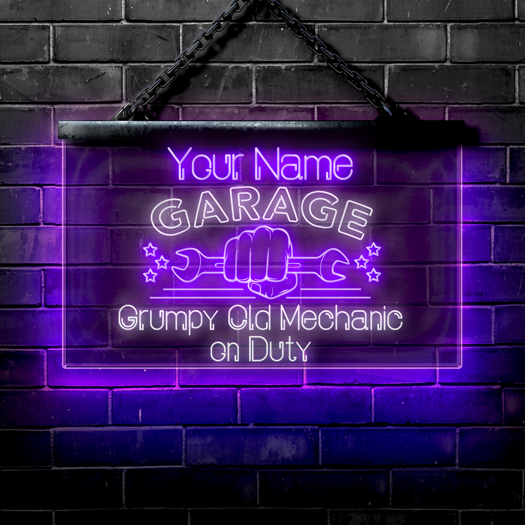 Neon LED Garage Sign - Durable LED Lights – Vibe Neon Signs