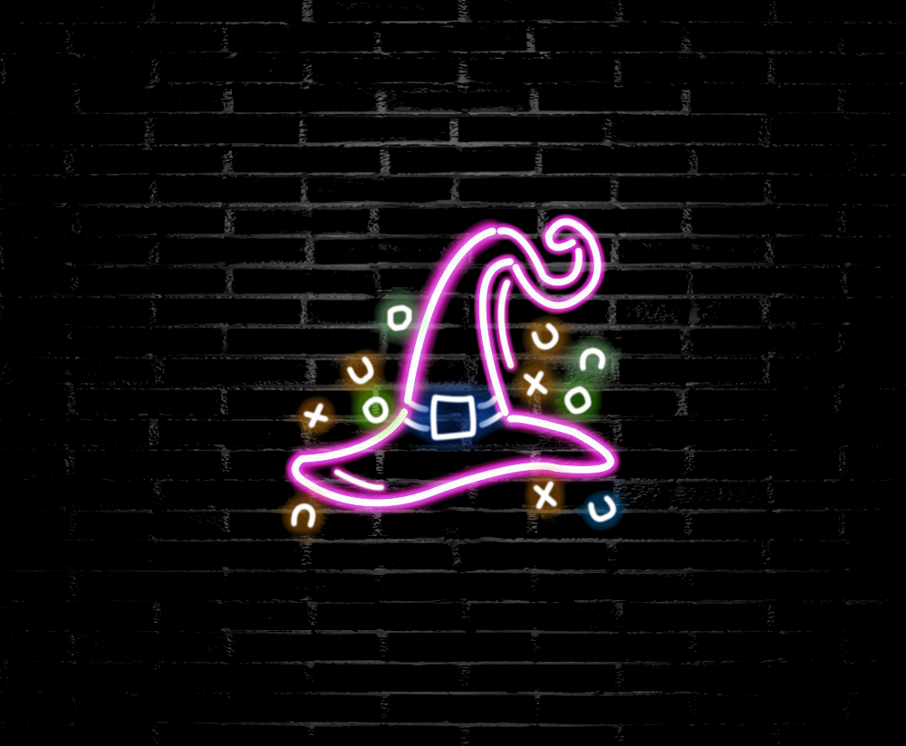 Witch hat neon – Vibe Neon Signs